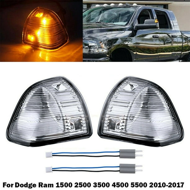 ALLTIMES LED Side Rear View Mirror Turn Signal Lamps, for Dodge for Ram ...