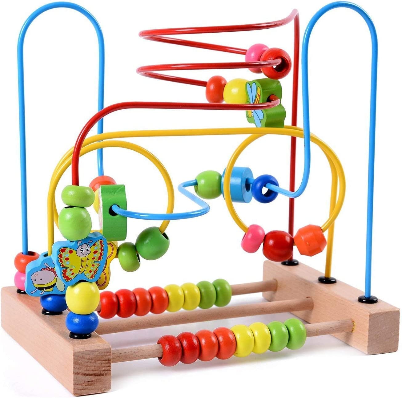 Laberinto didáctico con 3 vías multicolor Yuff! Montessori | Walmart en ...