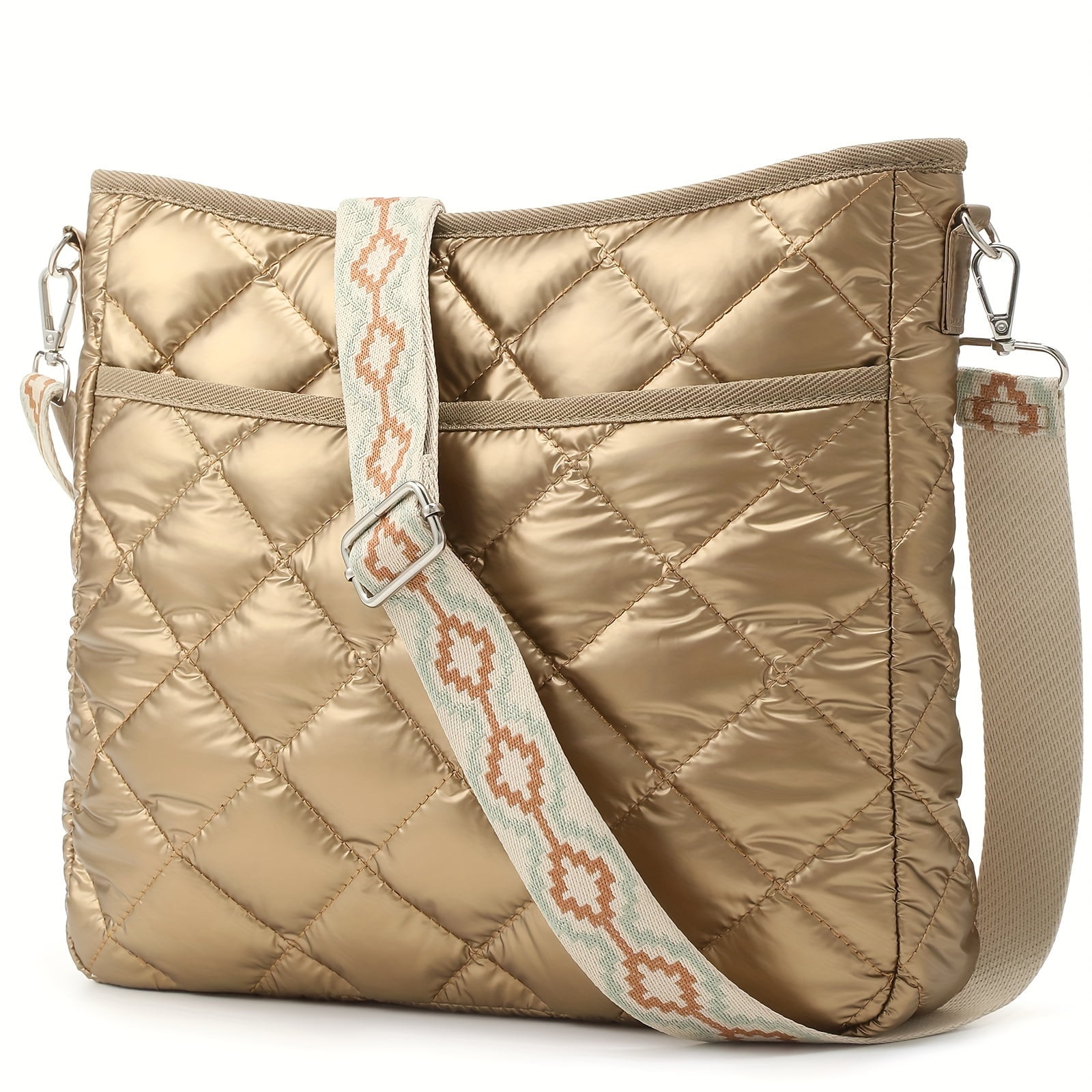 Click here for Addfst Vibrant Quilted Crossbody Bag - Unique Patt... prices