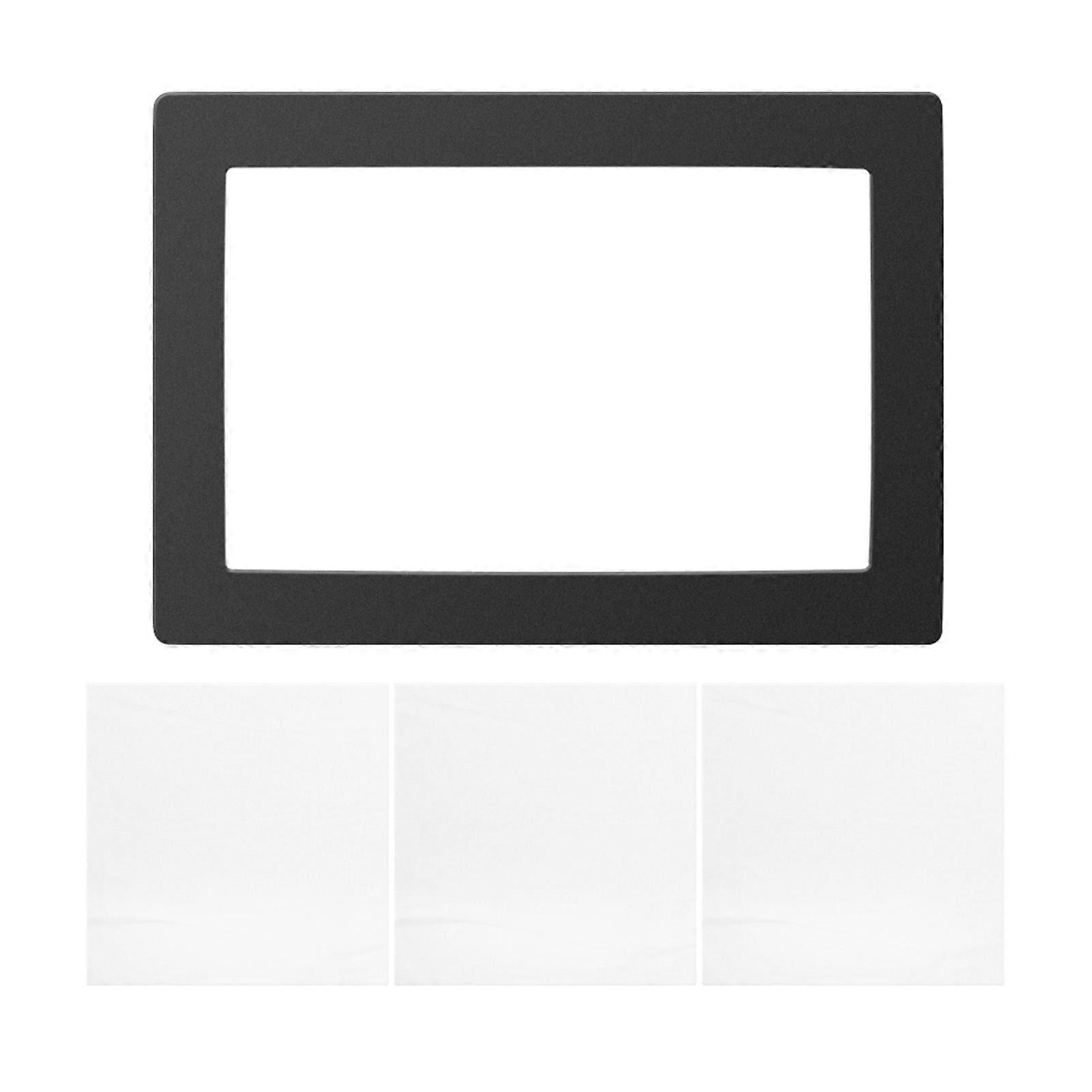 Black LCD Gasket 9.5 x 6.7in Protection from Resin Spill with Non-dust ...