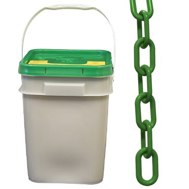 2 Inch x 125 Feet White Plastic Safety Chain Reel - Walmart.com