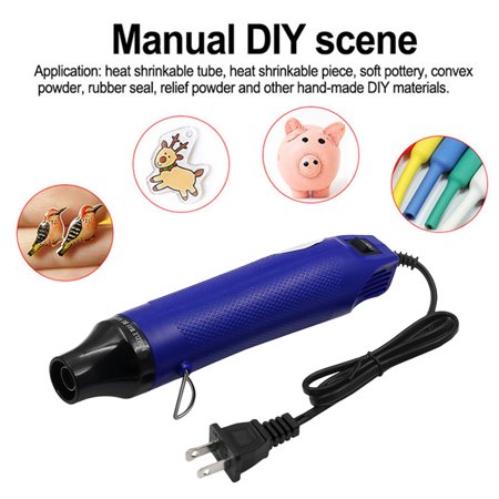 Lutabuo Electric Heat Gun Fast Heat 300W Portable Heat Gun 110V Power ...