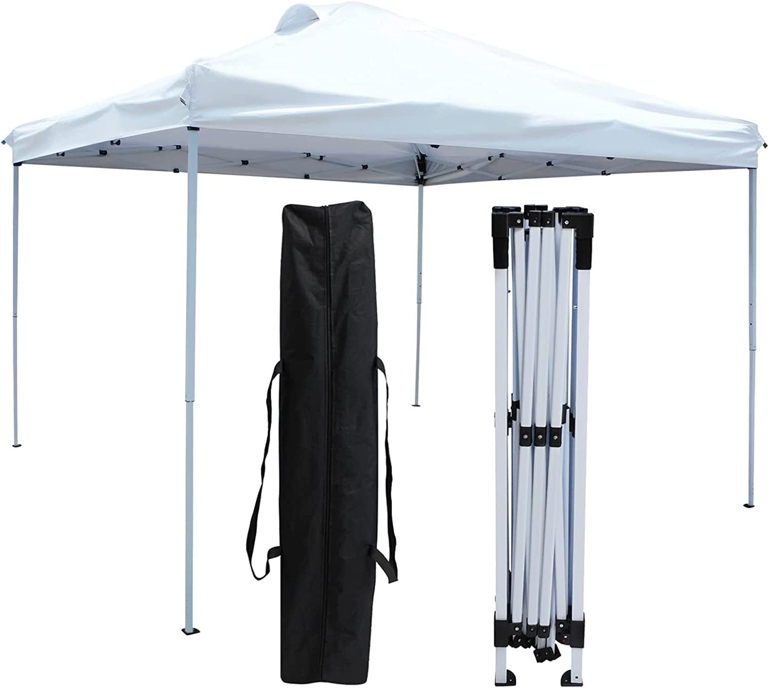 Dayplus 10 x10 ft Pop Up Canopy with Sturdy Frame, Anti-UV & Waterproof ...