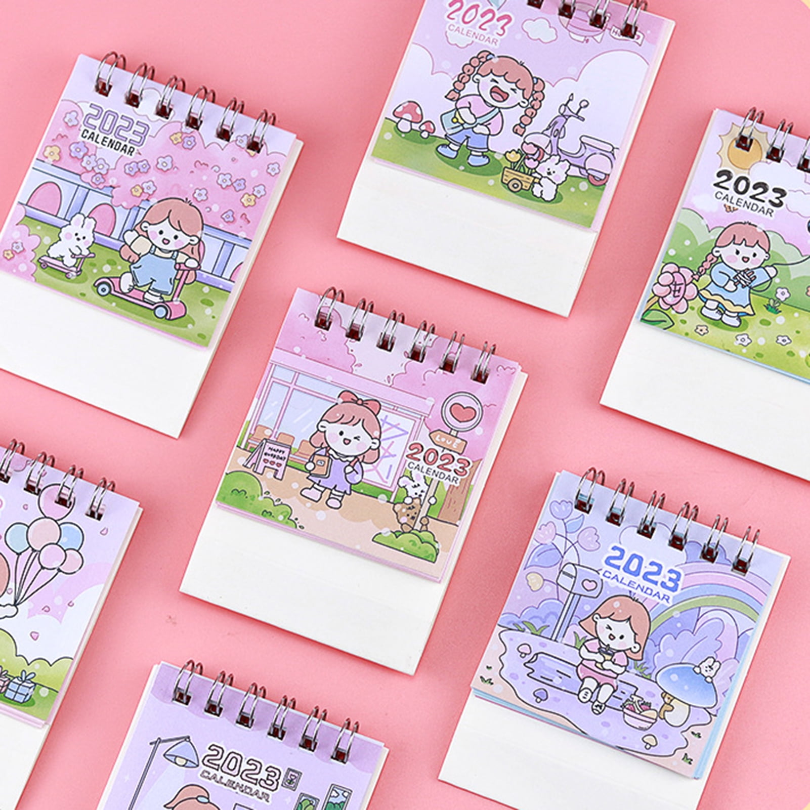 Girl Calendar Page