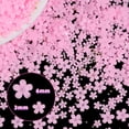 1000 Pcs Pink Colors Acrylic Mix Sizes 3D Flower Nail Charms Tiny ...