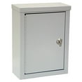 Omnimed Wall Storage Cabinet with Flat Key Lock, Light Grey, Small ...