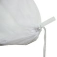 Mainstays White Polyester Mesh Laundry Bag with Drawstring Closure, 24 ...