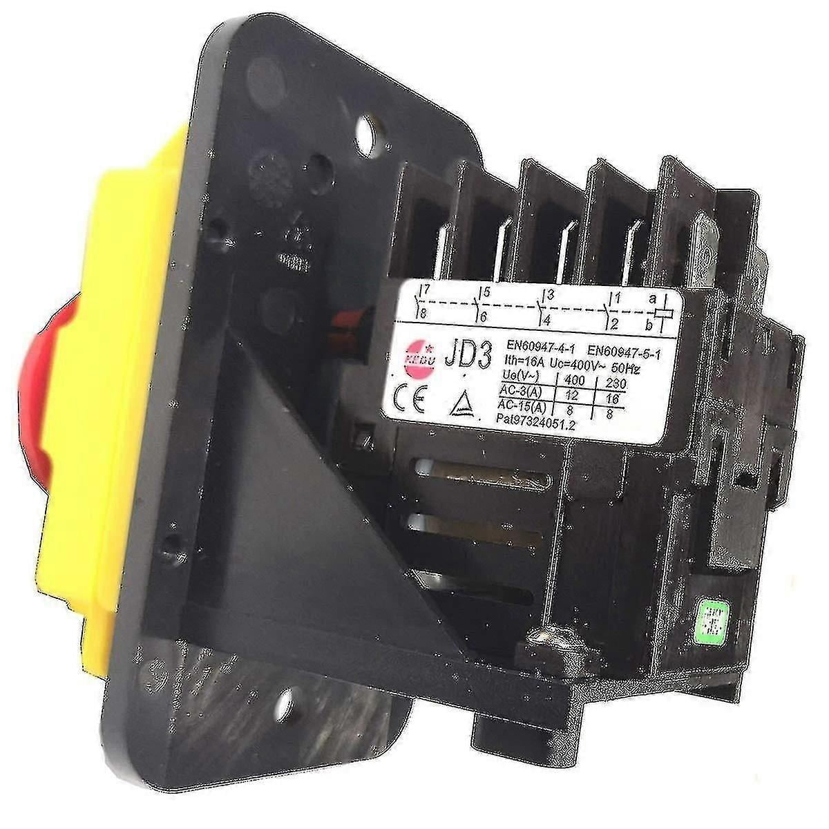 Waterproof Industrial Solenoid Push Button Switch Jd3 Kjd11 Kedu 10 Pin ...