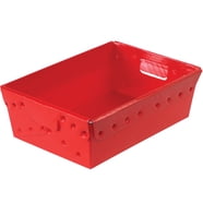 Really Useful Box Snap-Lid Storage Bin - 42 Litre - Clear & Blue ...