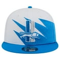 Men's New Era Blue Detroit Lions Throwback Jagged 9FiFTY Snapback Hat ...