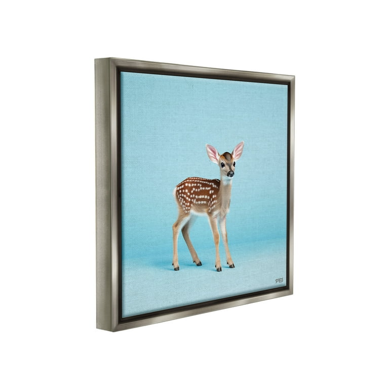 Animals Deer Fawn Blue Needle Felted Deer Fawn, Curled Up, Laying