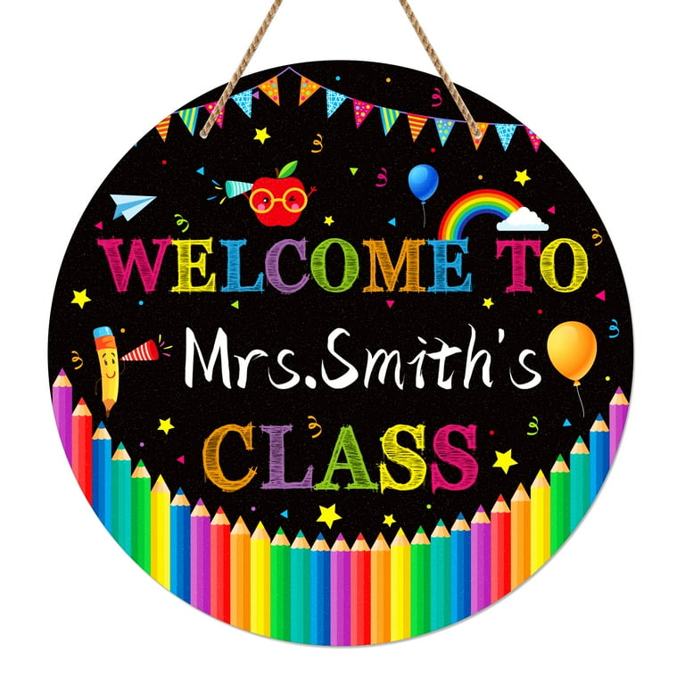 Welcome Sign For Classroom Door