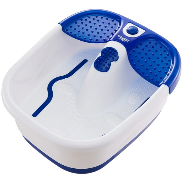 Equate Toe Touch Control Bubble Massage Foot Bath - Walmart.com