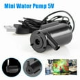 BEST- Mini Water Pump Mute Submersible Usb 5V 1M Cable Garden Fountain ...