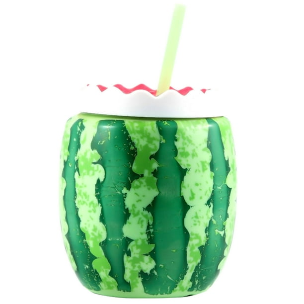Plastic Drinking Cup,Fruit Shape Cup Double Cold Drink Cups Fruit Shape ...