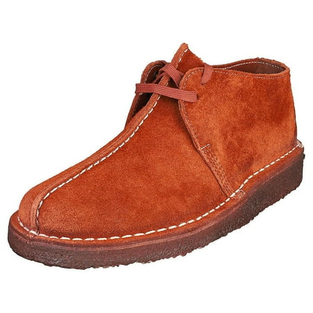 Clarks Originals Desert Trek Mens Desert Shoes in Burgundy | Walmart Canada
