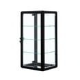 Glass Counter Top Display Showcase With Sliding Glass Door And Lockstandard Aluminum Framing