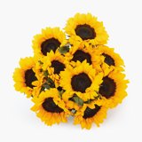 Fresh-Cut Sunflower and Flower Bunch, 3 Stems, Colors Vary - Walmart.com