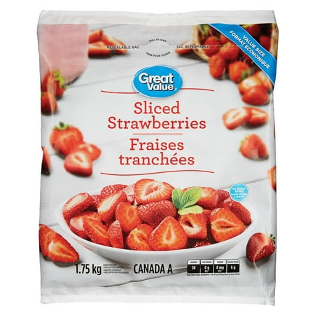 Great Value Sliced Strawberries | Walmart Canada