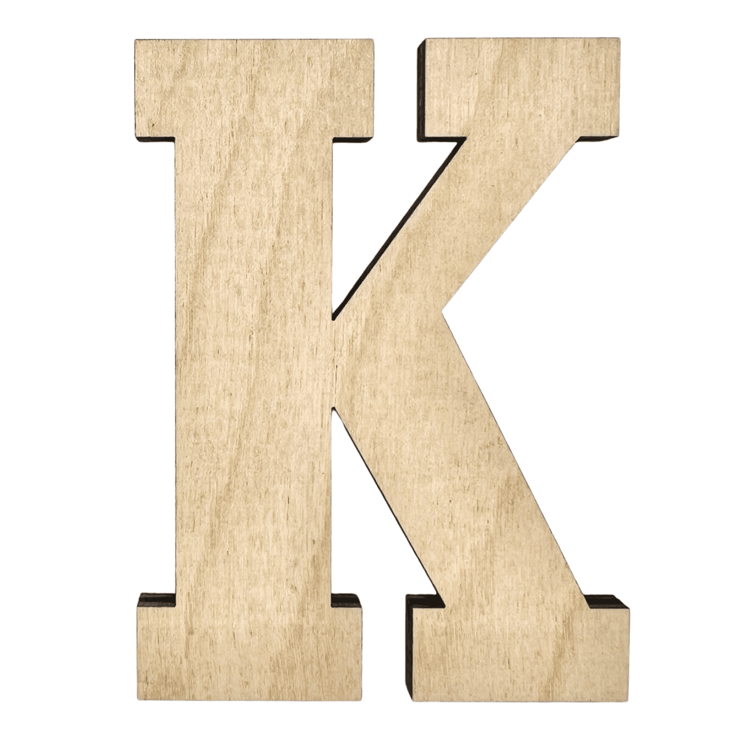 20" Tall Birch Plywood Letter K | 1/4" Thick | Krafty Supply Letters ...