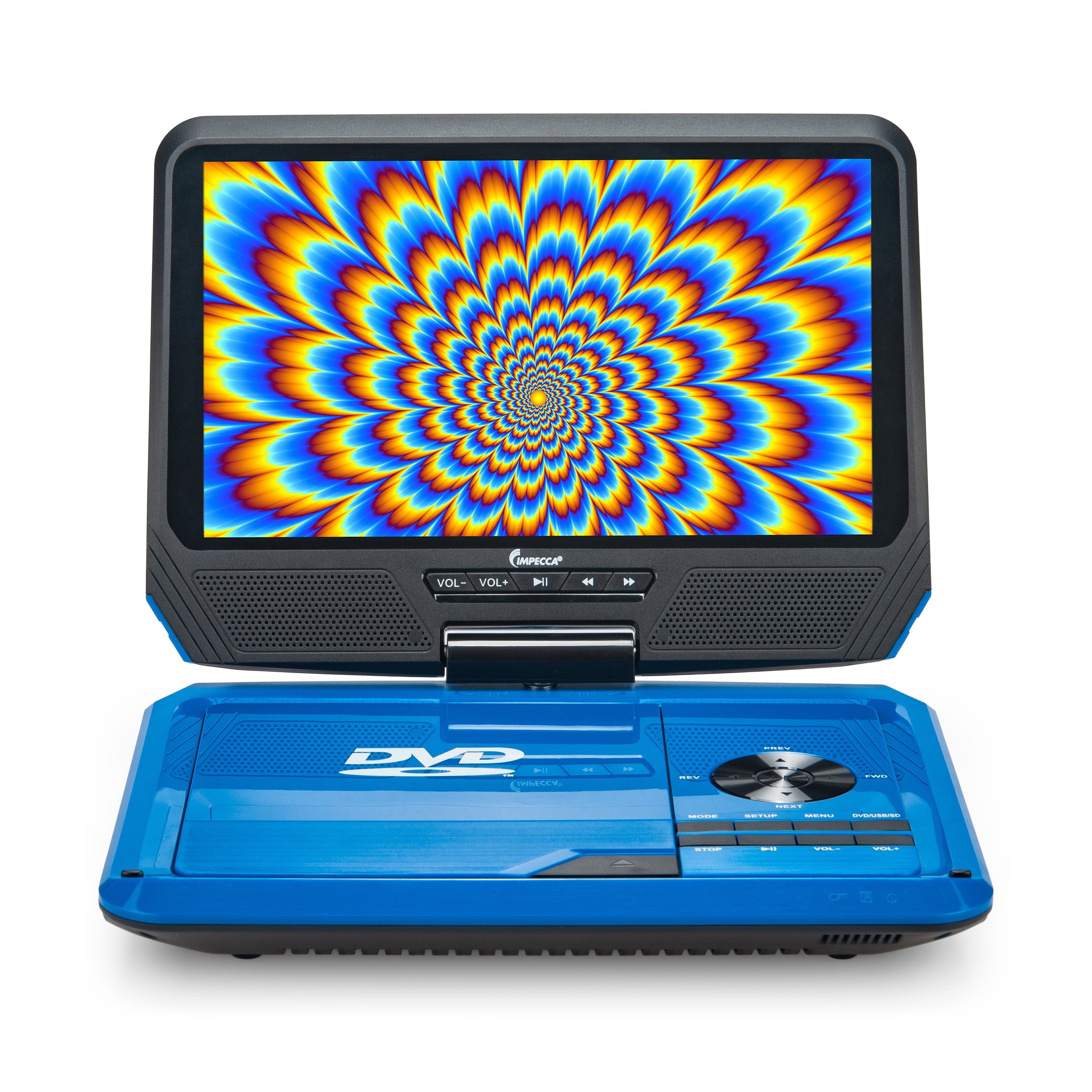 Impecca 9” Portable DVD Player Includes Flip and Swivel Screen ...