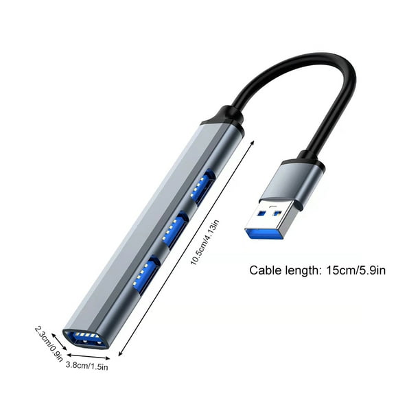 USB Hub USB3.0 Computer Splitter High Speed Equipment Mouse Adapter ...