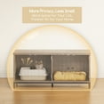 Aiho Cat Litter Box Enclosure with Hidden Entry and Two Cabinet Doors ...