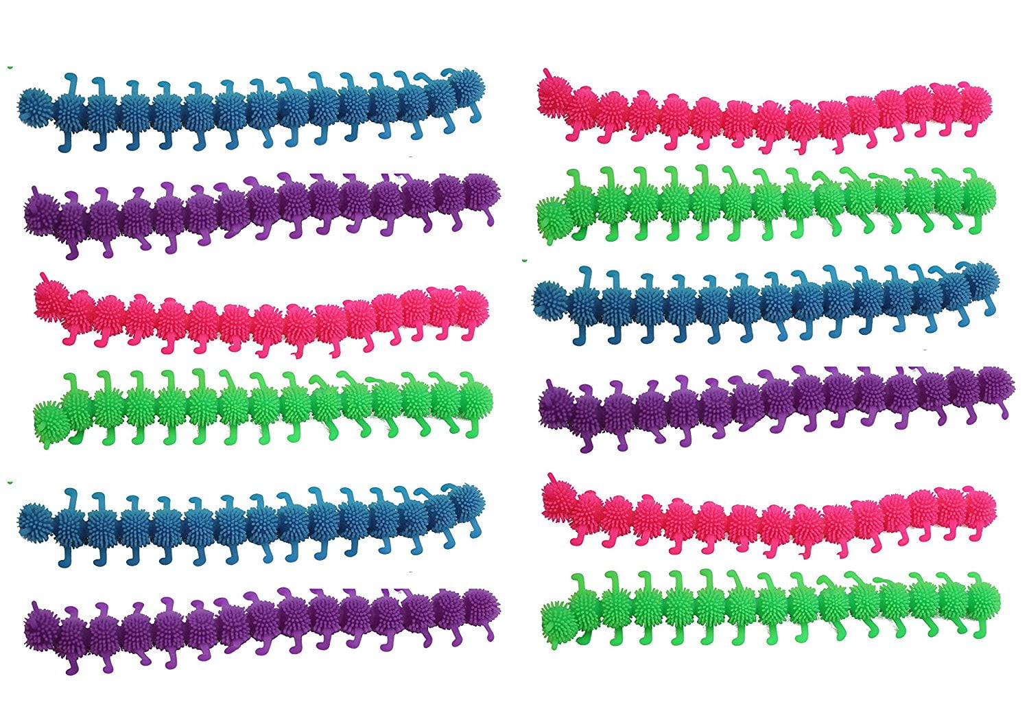 12 Stretchy Caterpillars - Walmart.com