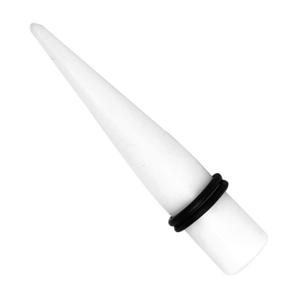 Kit de dilatadores y expansores de orejas de acrílico blanco de 7/16 ...