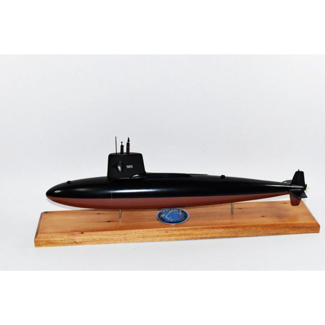 USS Skipjack (SSN-585) Submarine Model, Navy, 20 Scale Model, Mahogany ...