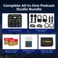 Zoom PodTrak P4next Podcast Recorder Bundle with 2x Zoom ZDM-1 Podcast ...