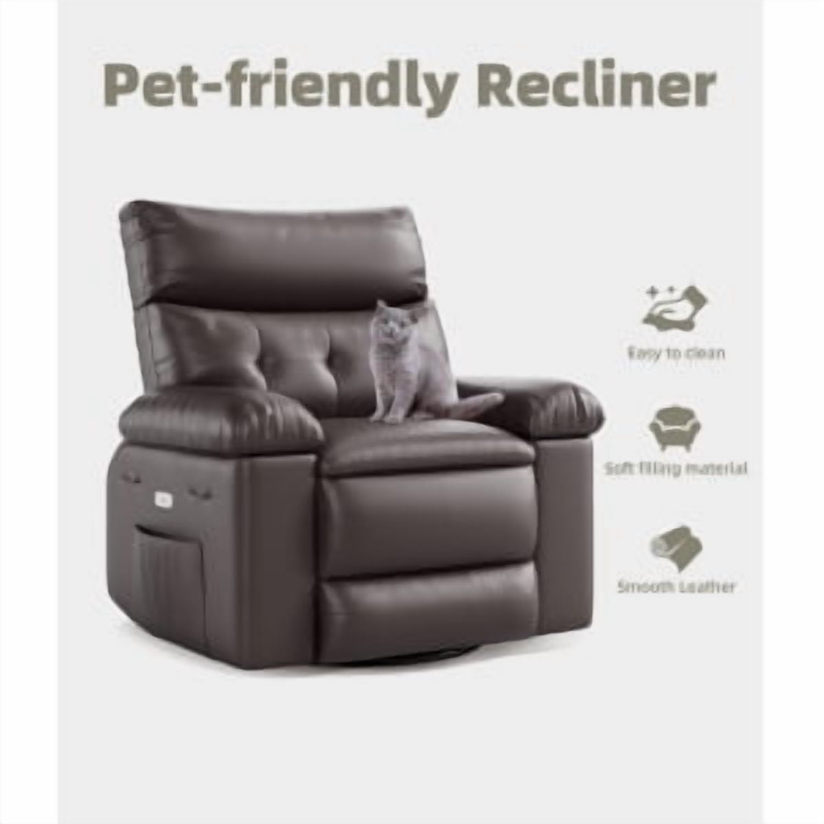 Click here for Solled Manual Recliner Chair  With Extra Plush 1.5... prices