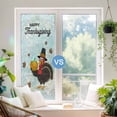 Autumn Turmeric Pumpkin Maple Leaf Window Privacy Film, Rainbow Film ...