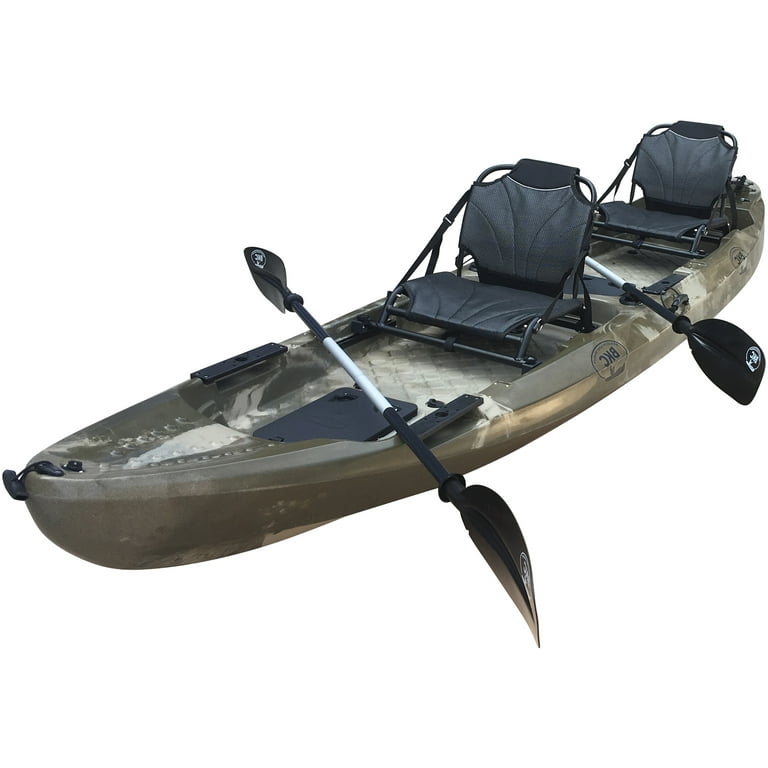 BKC TK122 Tandem Kayak, Upright Aluminum Frame Seats