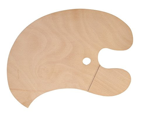 Jack Richeson 696040 Wooden Armed Palette with Left Hand Grip For Right ...