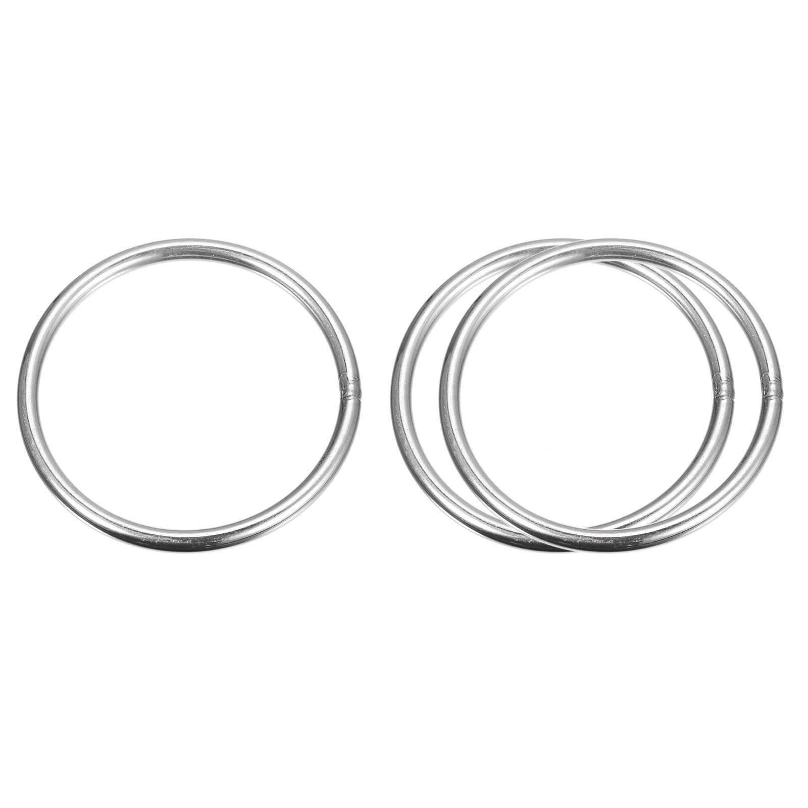 304 Inoxidable Acero O Anillos, 3uds 60mm(2,36) Exterior Diámetro 4mm ...