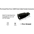 1/2QF Flow Fixer | 1/2” Drain Cable Repair End | Quick Fix Female ...
