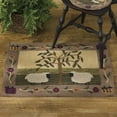 Park Designs Primitive Willow & Sheep Hooked Rug, Hand-Crafted, Space ...