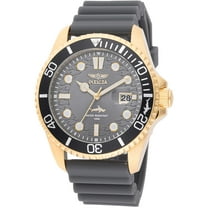 Invicta Men's 6101 Lupah Revolution Chronograph Charcoal Dial Rubber ...