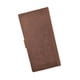 Vintage Genuine Leather RFID Blocking Simple Checkbook Cover with Snap ...