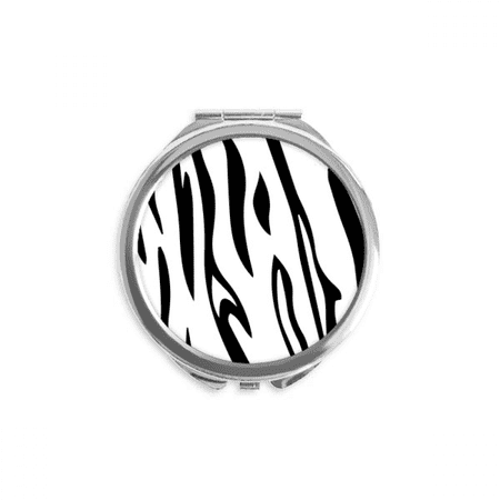Pinto Animal Art Grain Illustration Pattern Hand Compact Mirror Round ...