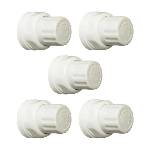 DOLITY 4x5 Pieces Radiator Valve Caps Replacement Professional Spare Parts for Adults Short 4 Pcs