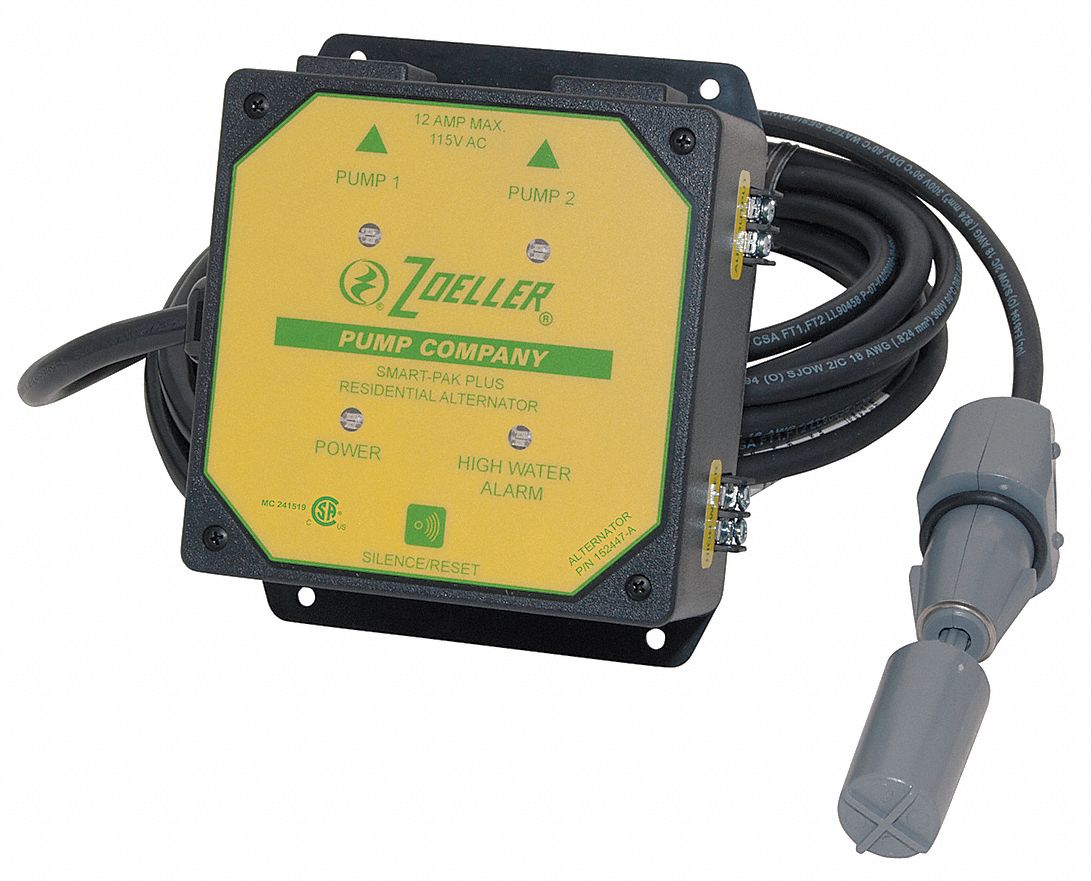 Zoeller Duplex Sump Pump Control Panel 10-0804 - Walmart.com