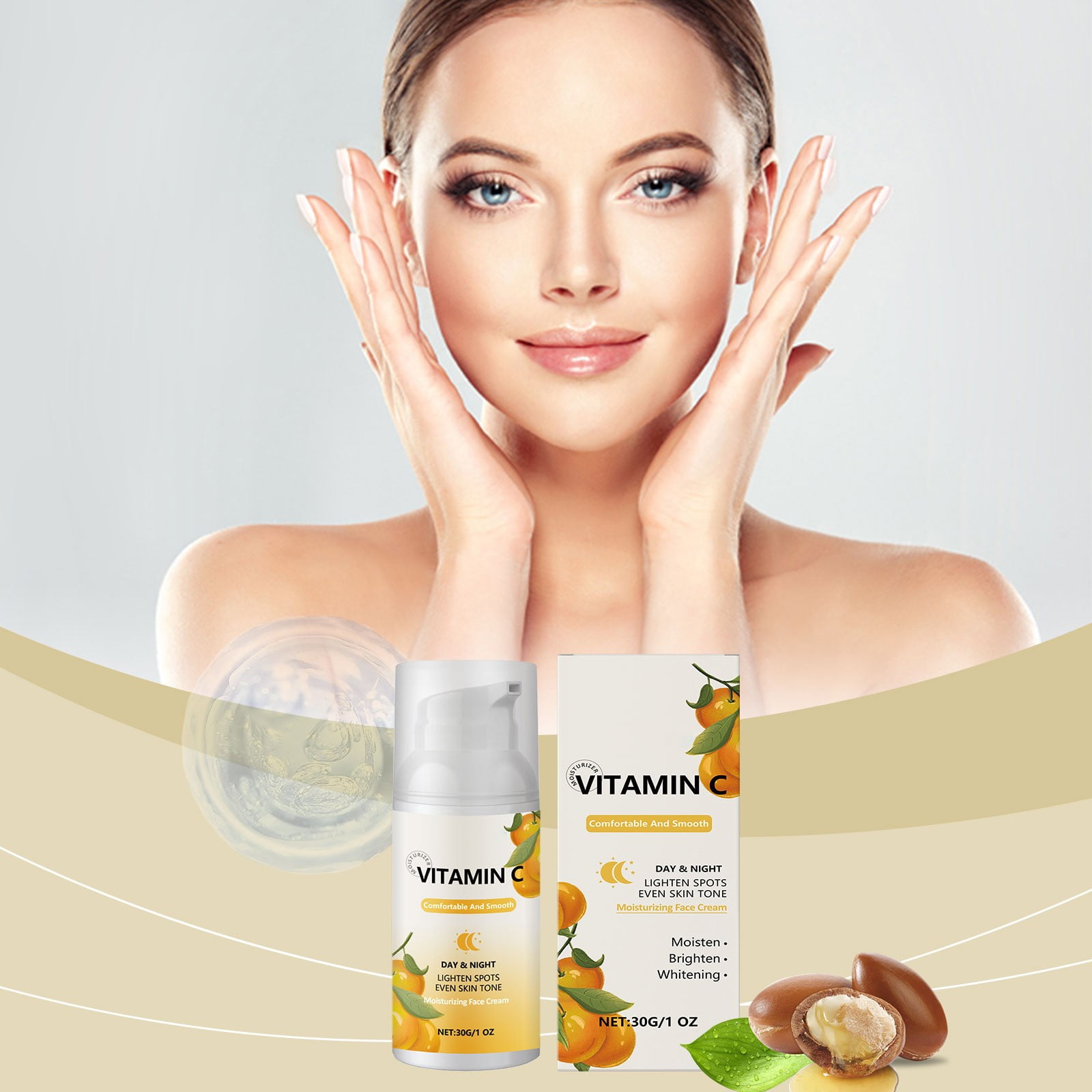 Crema Hidratante Iluminadora | Vitamina C Antioxidante | Hidratante y ...