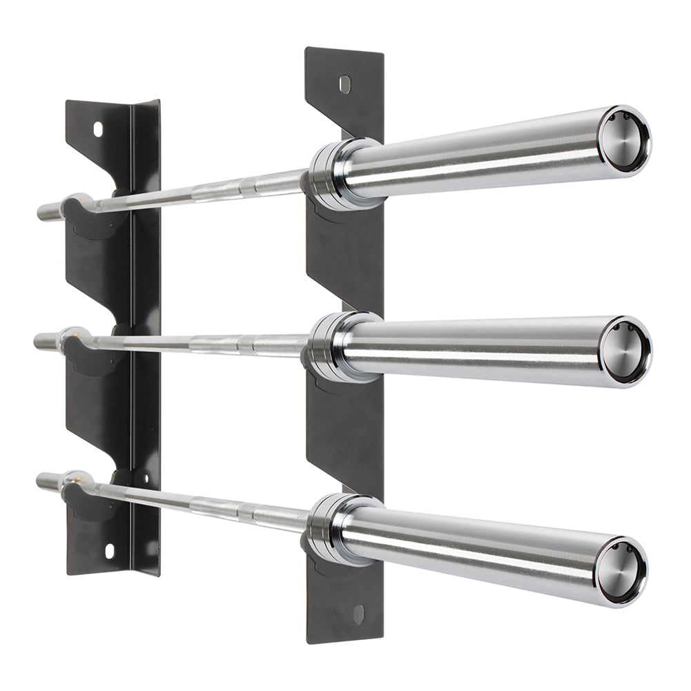 Canddidliike Three-Story Wall Mounted Olympic Barbell Rack, Vertical ...