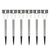 Mainstays 6-Count Solar-Powered Tapered Column Pathway LED Light Set in ...