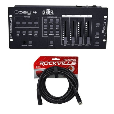 Chauvet DMX-4 4 Channel DMX-512 DJ Dimmer/Switch Relay Pack Light ...