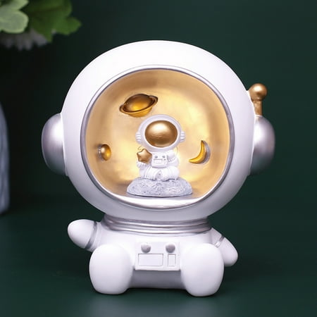 Cheers Adorable Miniature Figurine LED Light Astronaut Shape Cake ...