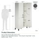 Systembuild Evolution Multi Tall Storage Cabinet, White - Walmart.com