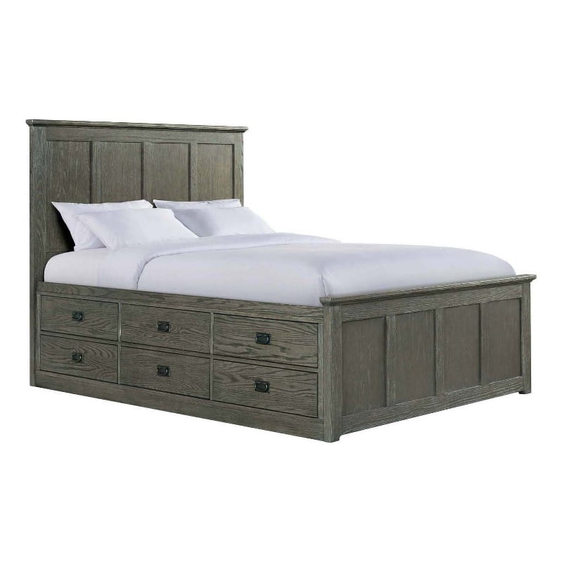 Intercon Furniture Oak Park Bedroom Wood Queen Panel Headboard in ...